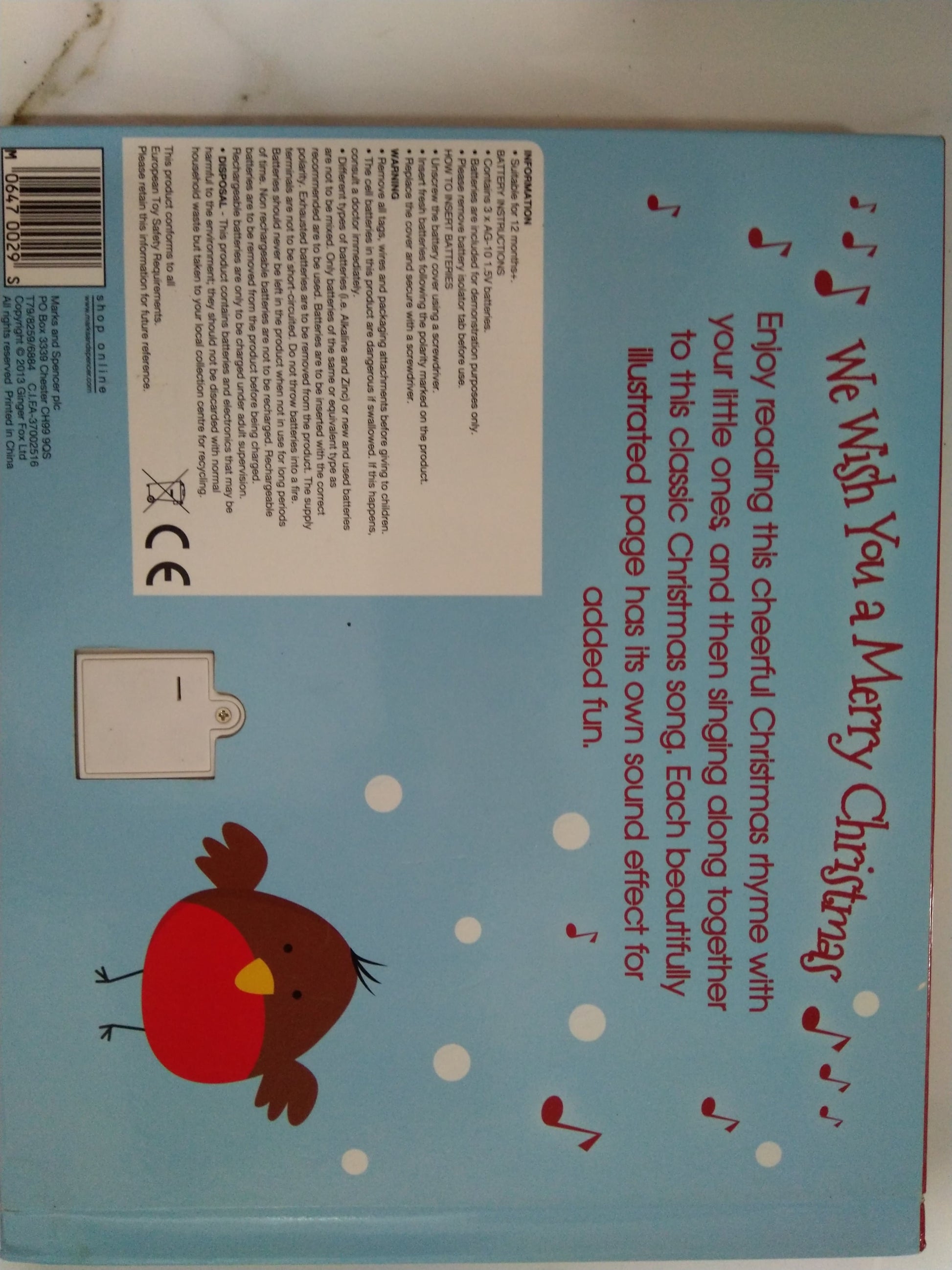 We Wish You A Merry Christmas - SOUND BOOK (HARDBOUND) – Clapping Pages